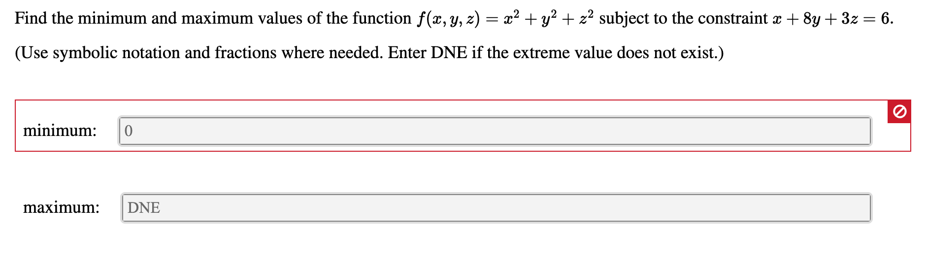 Solved Find The Minimum And Maximum Values Of The Function