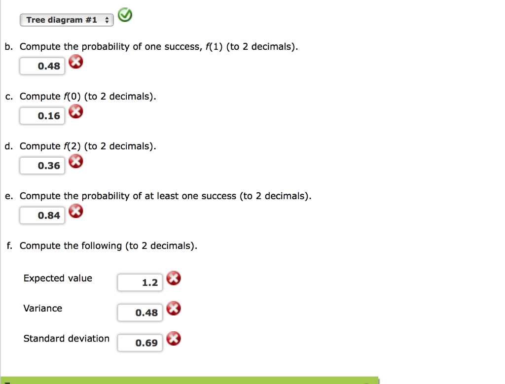 Solved represents the event success, and F represents the | Chegg.com