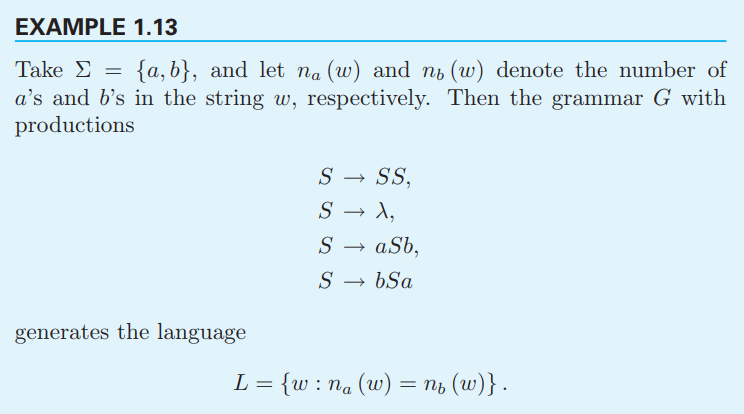 Solved Show that the grammar in Example 1.13 is ambiguous. | Chegg.com