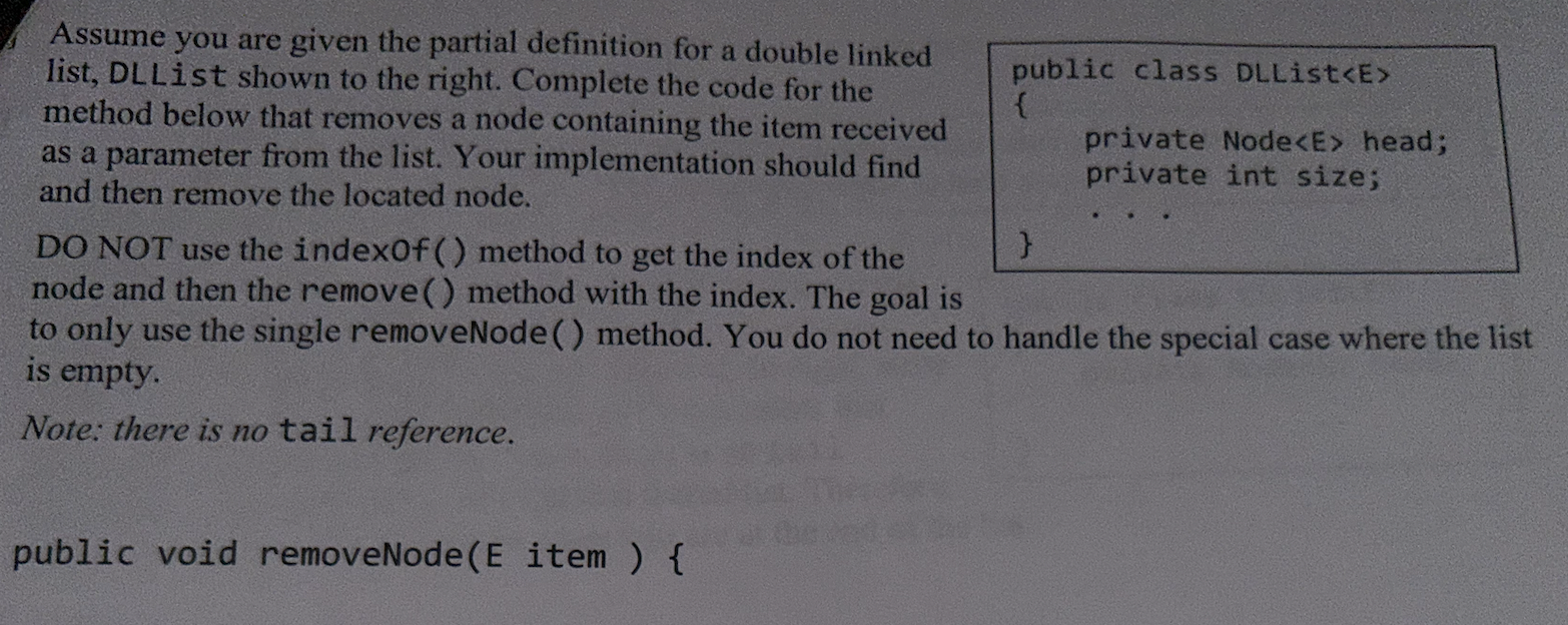 Solved Assume you are given the partial definition for a | Chegg.com