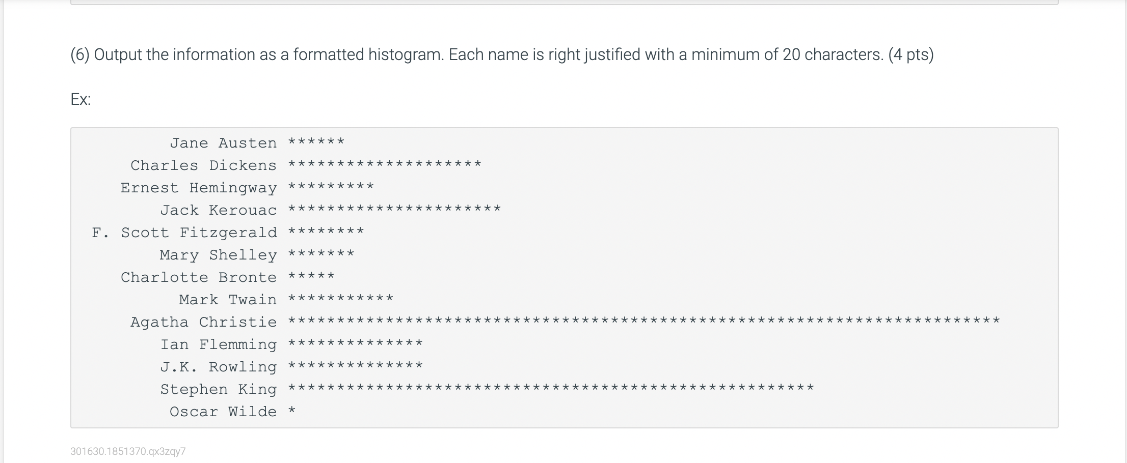 Solved 8.8 LAB*: Program: Data visualization (1) Prompt the | Chegg.com