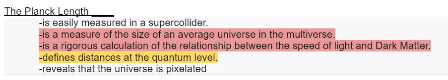 Solved The Planck Length -is easily measured in a | Chegg.com