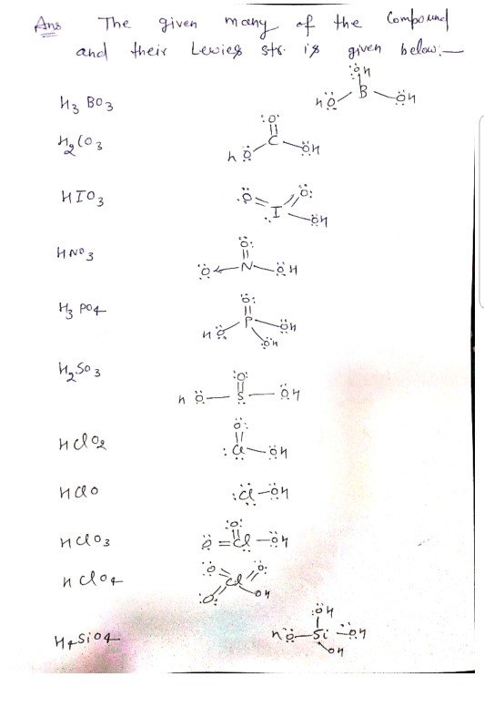 Solved 3) Number of Oxo Groups. Referring to the list of | Chegg.com