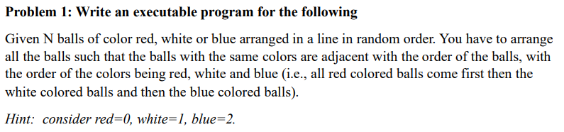 Solved Problem 1 Write An Executable Program For The 2648