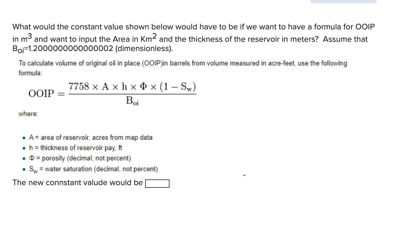 Solved What would the constant value shown below would have | Chegg.com