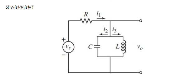 Solved V0(s)/Vs(s)=? | Chegg.com