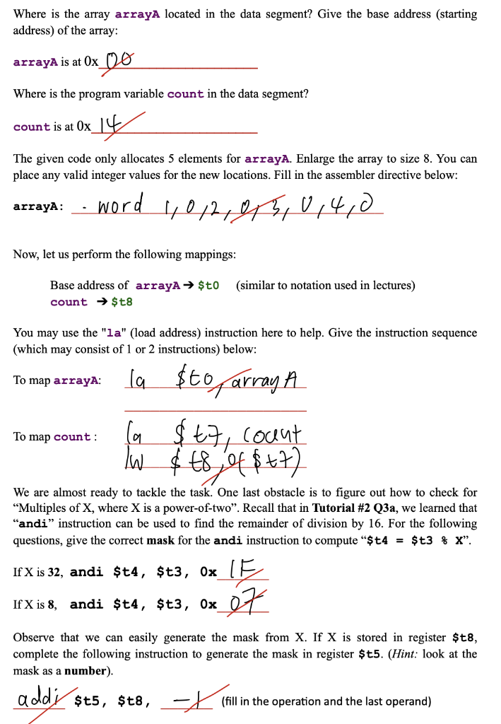 Solved Key idea: Values of program variables are stored in | Chegg.com