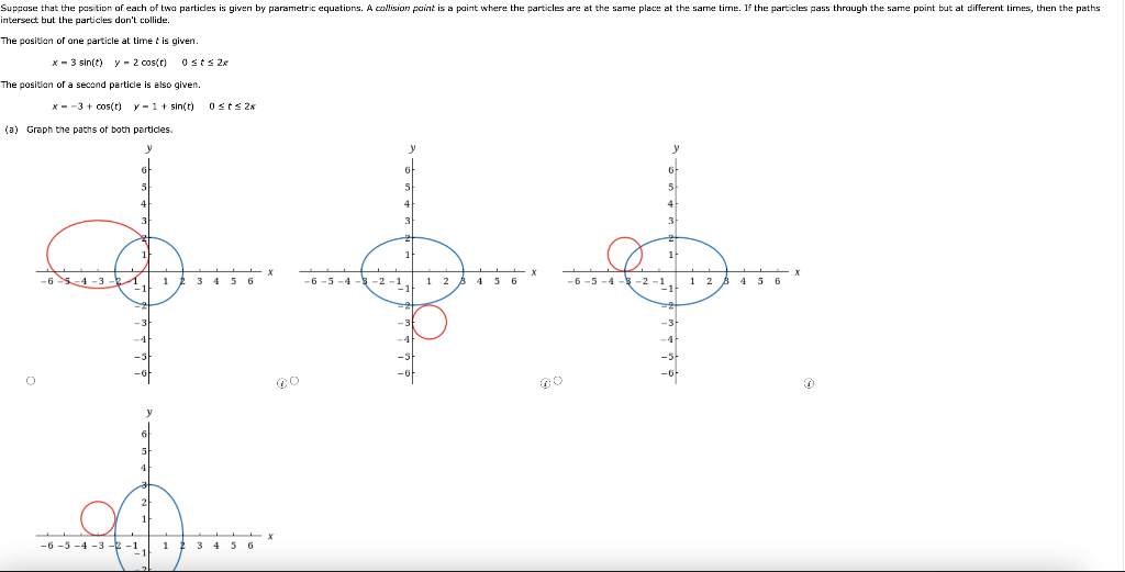 Solved 4+tAt how many points do the graphs intersect? (b) Do | Chegg.com