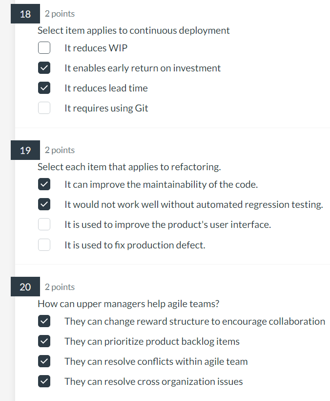 Solved 152 points Select each required XP practices Personas | Chegg.com
