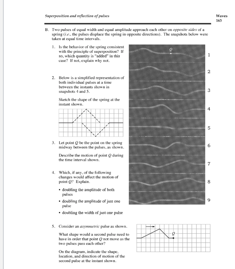 Solved B.Two pulses of equal width and equal amplitude each | Chegg.com