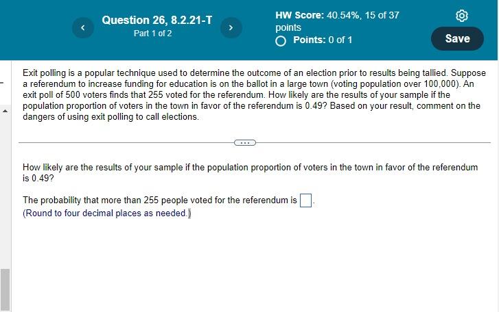 Solved Exit polling is a popular technique used to determine | Chegg.com
