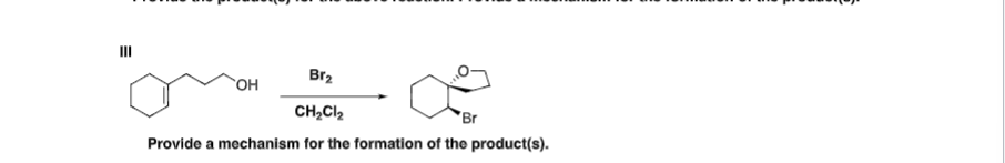 Solved III CH2Cl2Br2 Provide a mechanism for the formation | Chegg.com