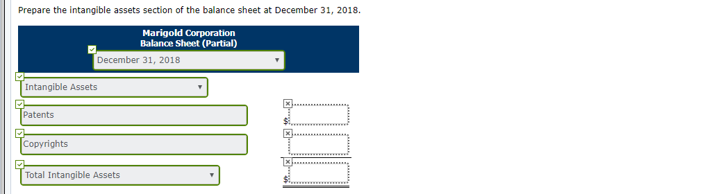 Solved Problem 9-5A (Part Level Submission) The intangible | Chegg.com