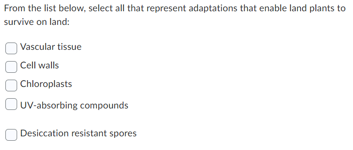 Solved From the list below, select all that represent | Chegg.com