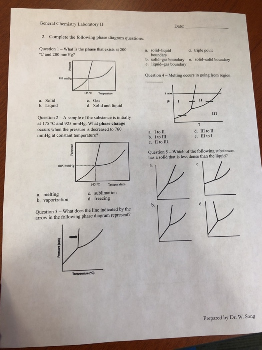 Solved General Chemistry Laboratory II 2. Complete the | Chegg.com