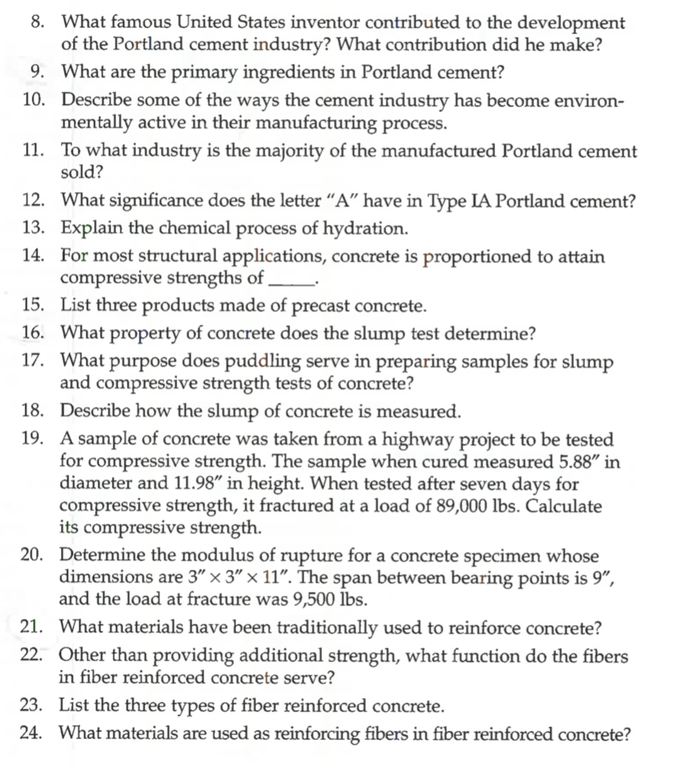 Solved QUESTIONS FOR REVIEW AND DISCUSSION 1. Define | Chegg.com