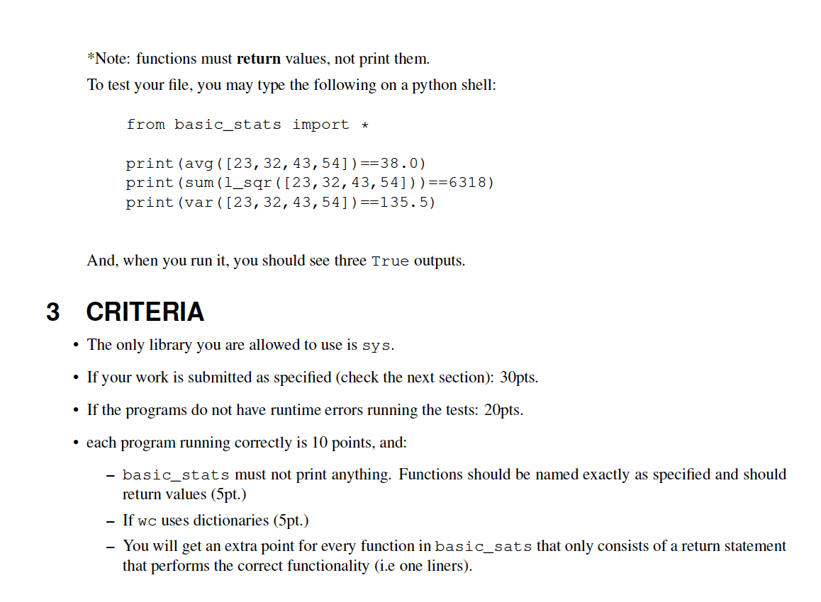 Solved 2 TASK • Create a program that is invoked with a list | Chegg.com