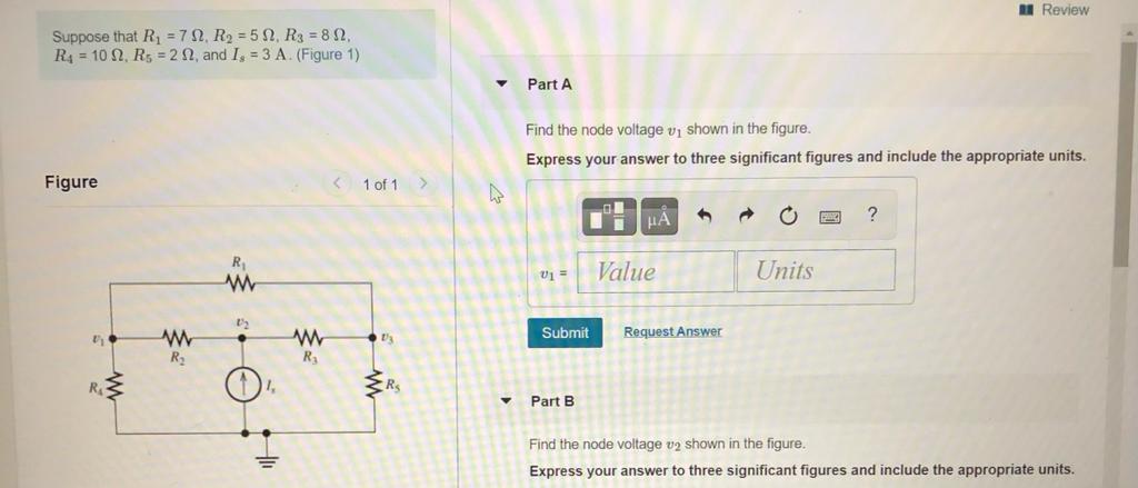 Solved A Review Suppose that R1 = 712, R2 = 52, R3 = 82, RA | Chegg.com
