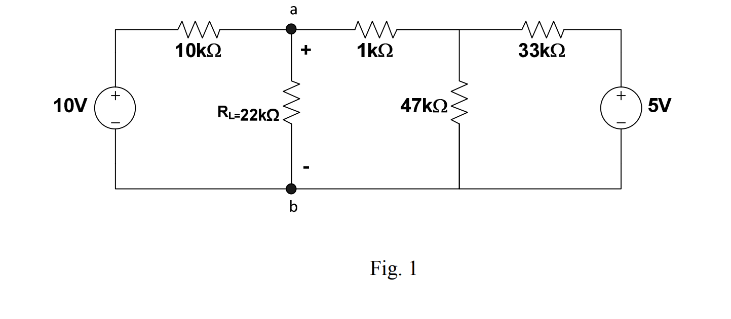 Solved For the circuit shown Figure 1: 1- Find the VTH,ISC | Chegg.com