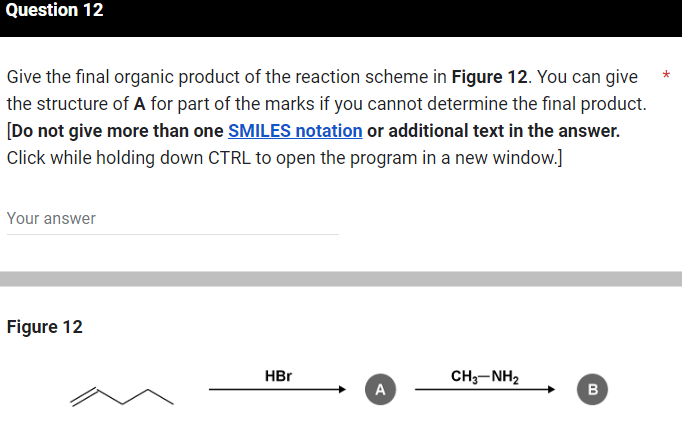 Solved Give the final organic product of the reaction scheme | Chegg.com