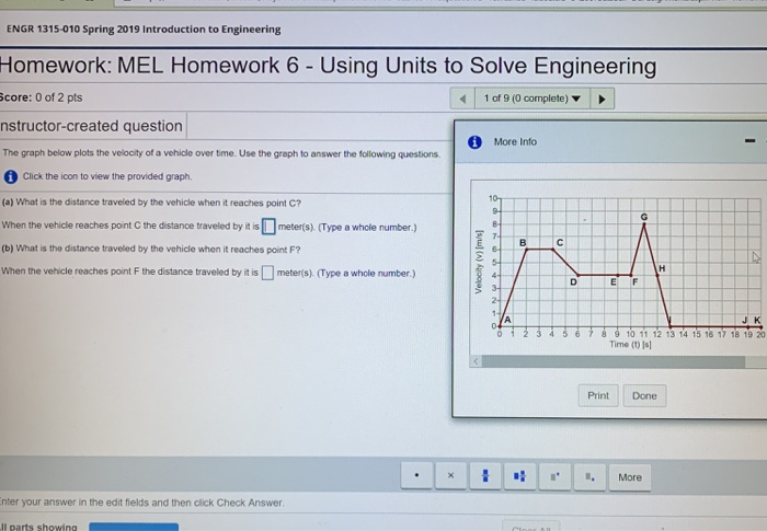 Solved ENGR 1315-010 Spring 2019 Introduction to Engineering | Chegg.com