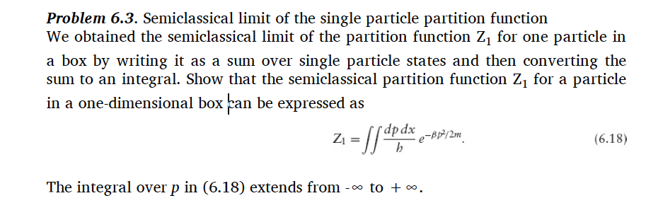 Solved Problem 63 ﻿semiclassical Limit Of The Single 