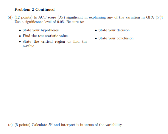 Solved a Problem 2 The director of admissions at a state | Chegg.com