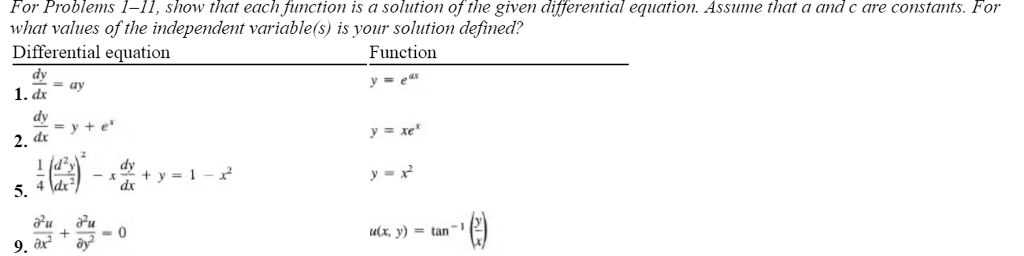 Solved For Problems 1-11, show that each function is a | Chegg.com