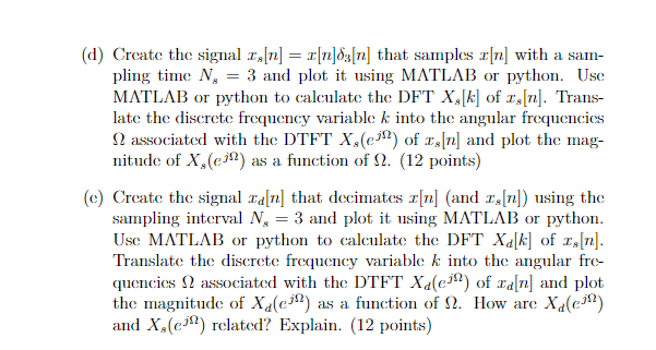 Solved 3. Consider the signal | Chegg.com