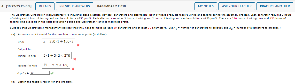 Solved (c) Determine the optimal solution to this problem by | Chegg.com
