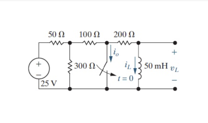 Solved hi, i am having issues finding IL(0+) and VL(0+) | Chegg.com