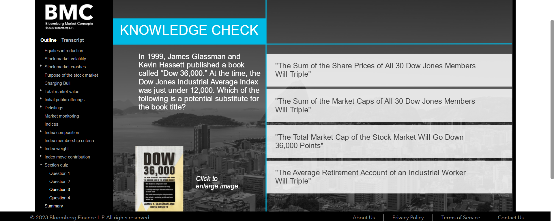 Solved (c) 2023 Bloomberg Finance L.P. All rights reserved. | Chegg.com