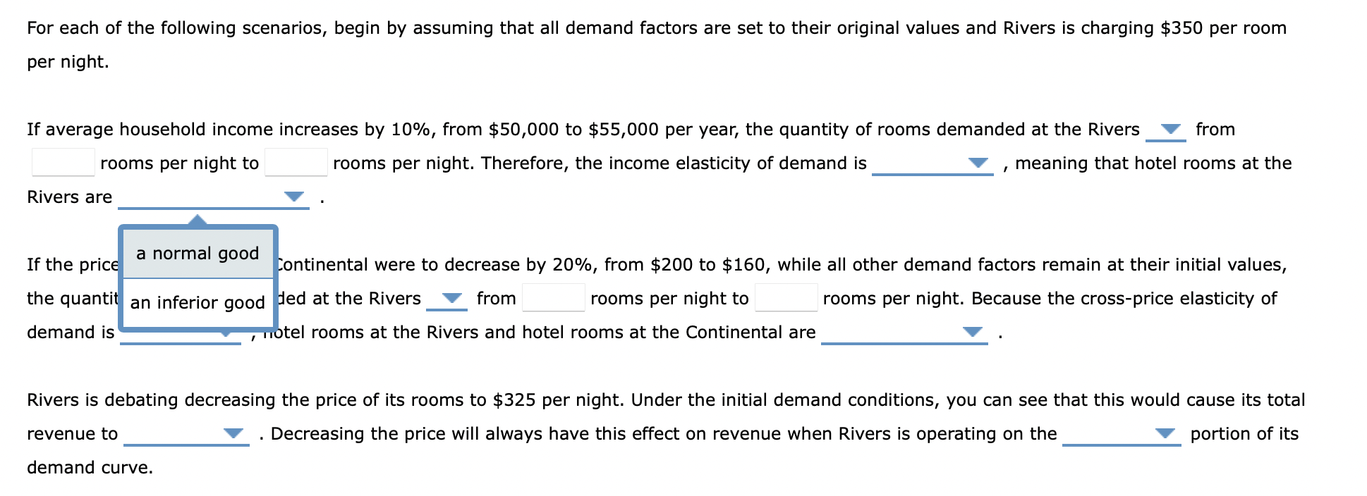 Solved If average household income increases by 10%, from | Chegg.com