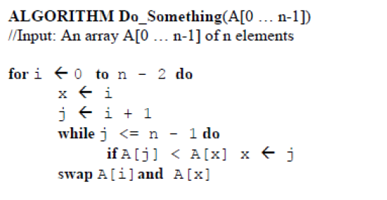 Solved 1 ï Consider The Following Algorithma ï What Does Chegg