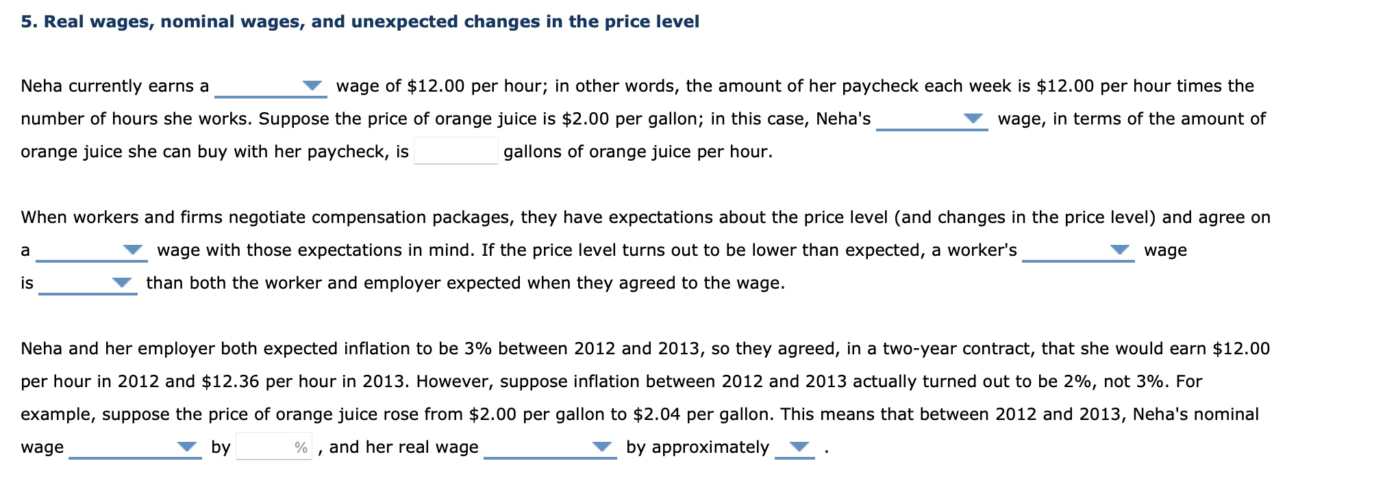 Solved first blank NOMINAL/ REALsecond blank NOMINAL/ | Chegg.com