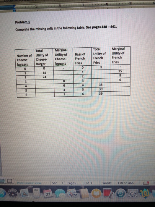 Solved Complete the missing cells in the following table. | Chegg.com