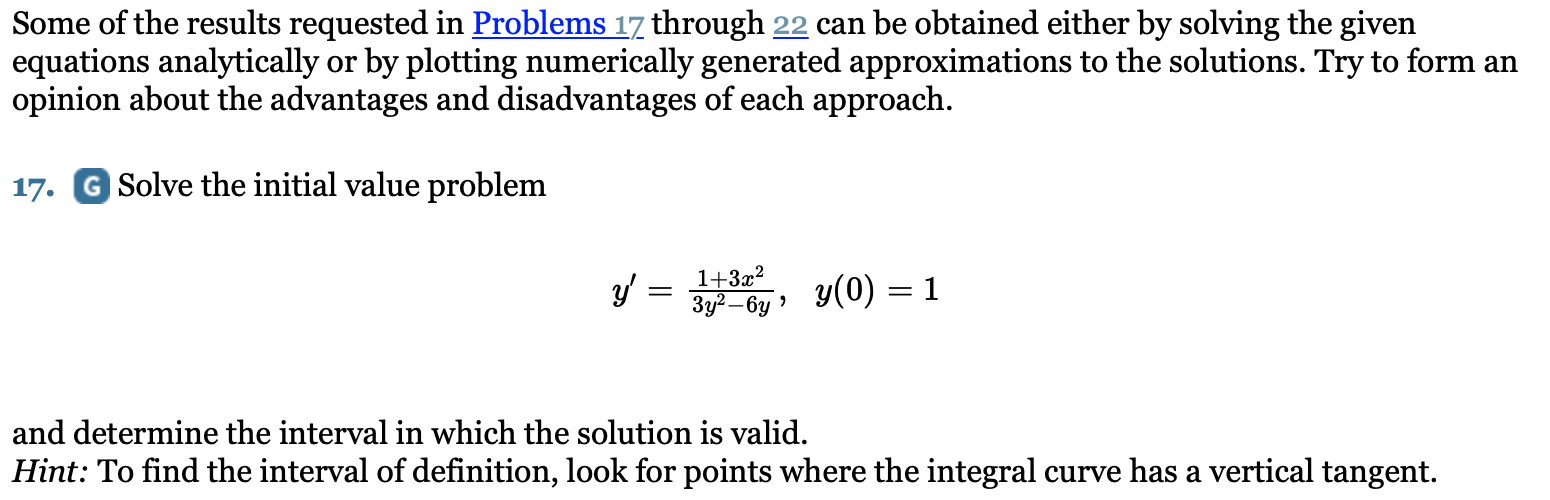 Solved Some of the results requested in Problems 17 through | Chegg.com