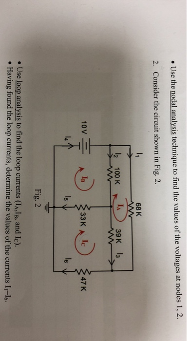Solved Use the nodal analysis technique to find the values | Chegg.com