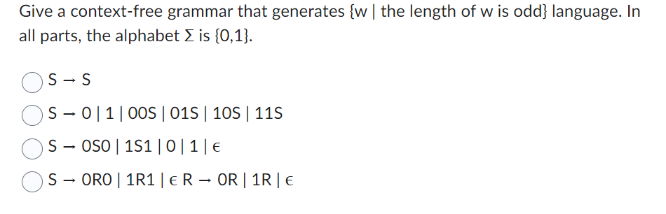 Solved Give a context-free grammar that generates the | Chegg.com