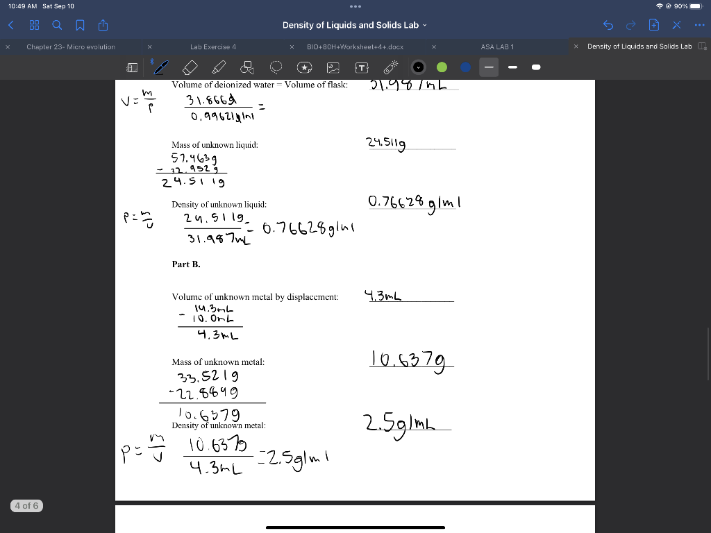 Solved Calculations: Part A. Plcase show calculations in the | Chegg.com