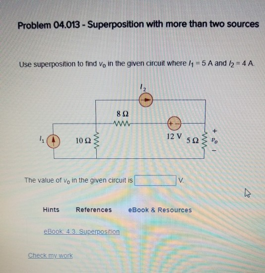 Solved Problem 04.013 -Superposition with more than two | Chegg.com