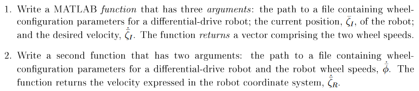 1. Write a MATLAB function that has three arguments: | Chegg.com