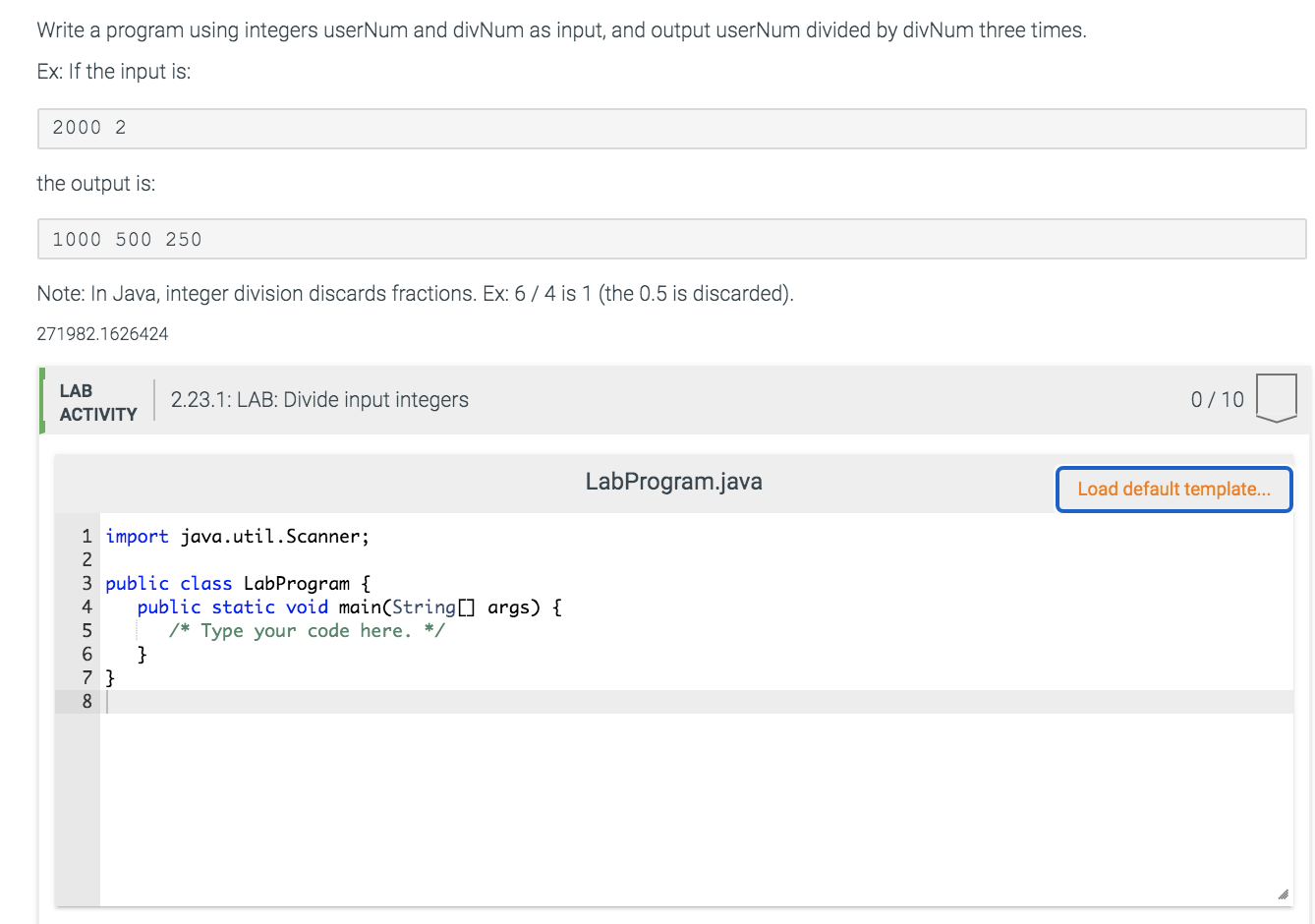 Solved Write A Program Using Integers UserNum And DivNum