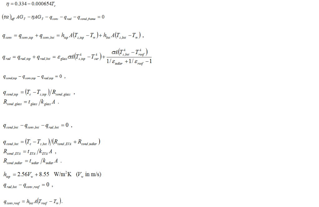 (τα)eff - effective transmissivity-absorptivity | Chegg.com