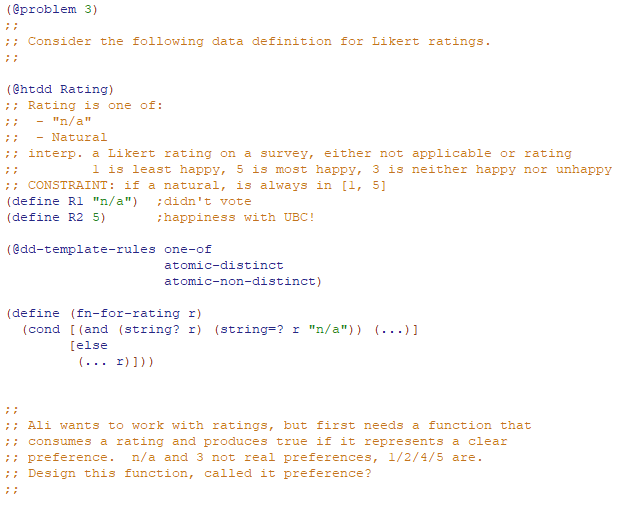 Solved All these questions are using the DrRacket App and | Chegg.com