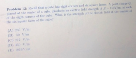 Solved Problem 12: Recall that a cube has eight corners and | Chegg.com