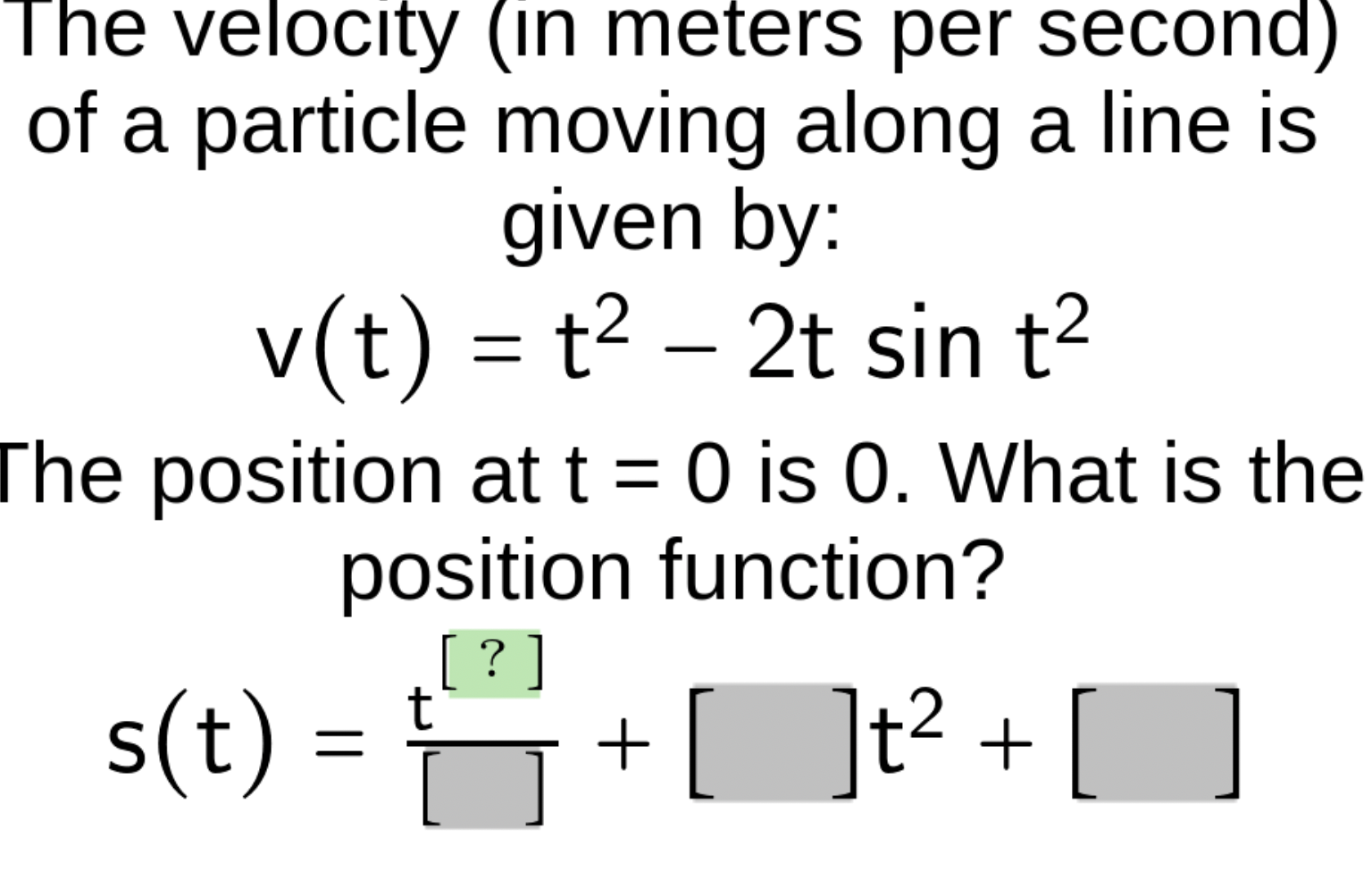 solved-the-velocity-in-meters-per-second-of-a-particle-chegg