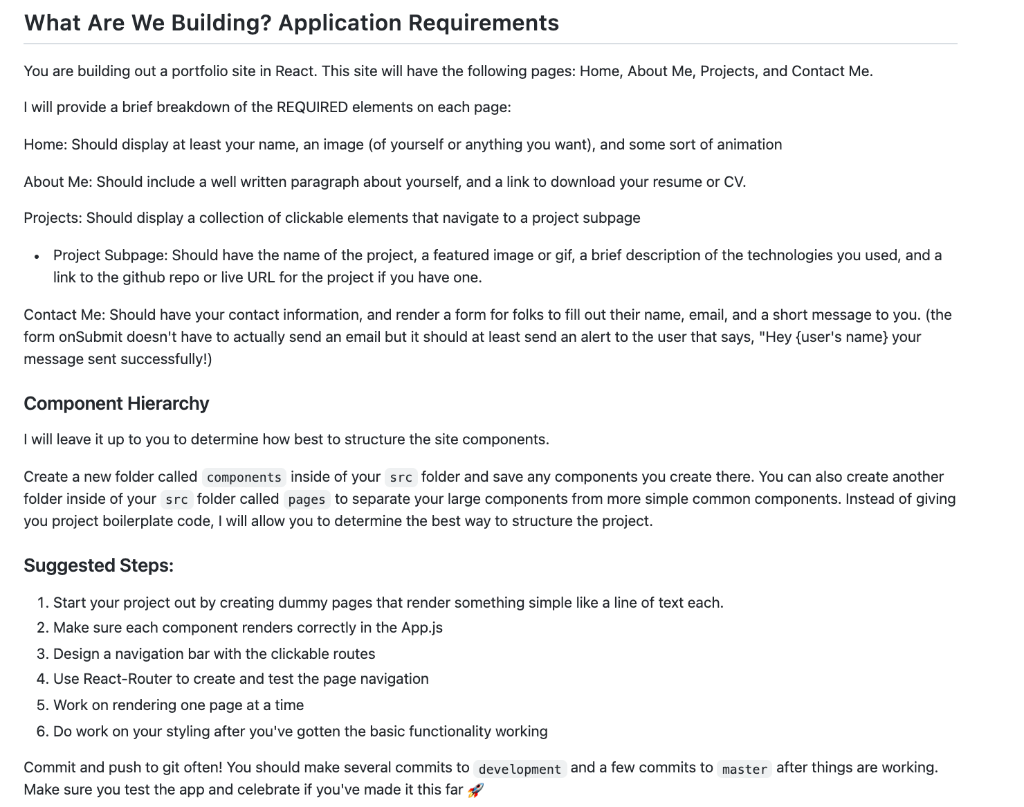 Topics: Command Line, Git, React (Components, State, | Chegg.com