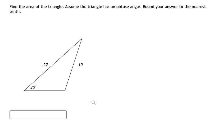 Solved Given the triangle , find the length of side x using | Chegg.com