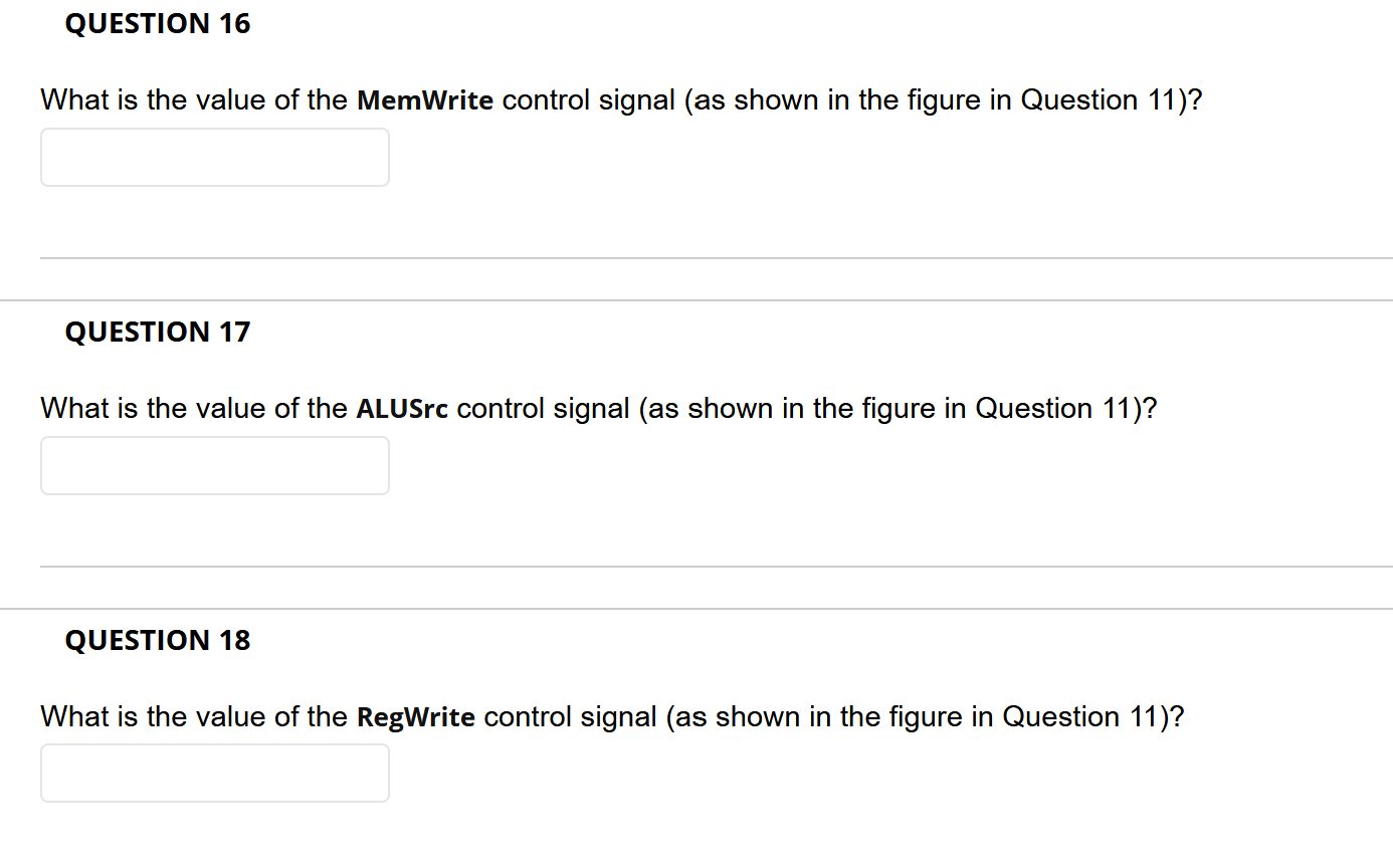 Solved QUESTION 11 Different instructions utilize different | Chegg.com